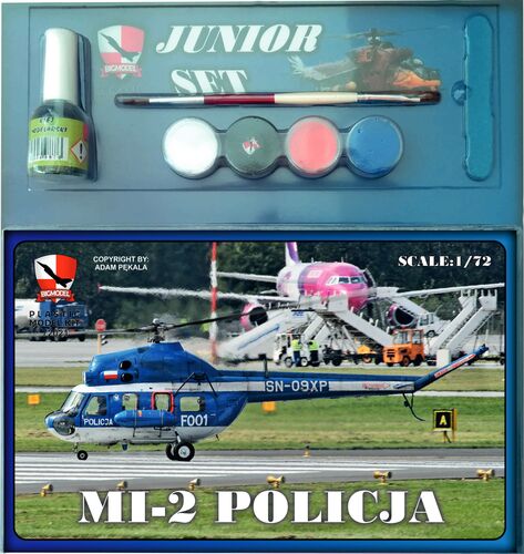 Big Model JS72021 Mi-2 Policja - Junior Set