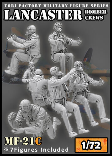 Tori Factory MF-21C Avro Lancaster Pilots Team (7 Figures)