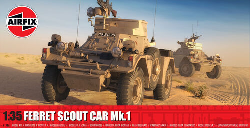 Airfix 1386A Ferret Scout Car Mk.1 (has New Parts)