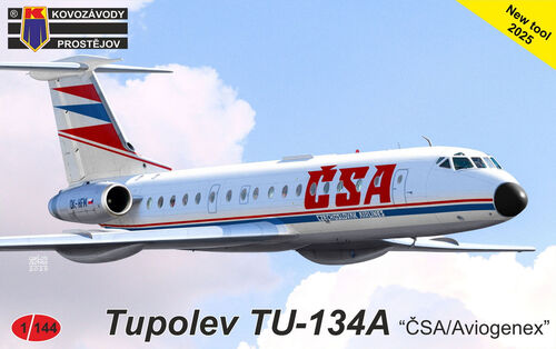 Kovozavody Prostejov 14410 Tupolev Tu-134 A in CSA / Aviogenex