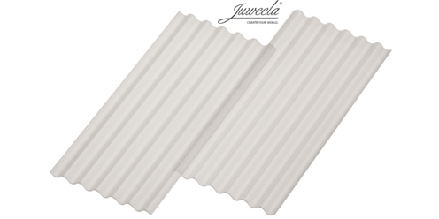 Juweela 23248 Corrugated Iron Sheeting - Opal (15 pcs)
