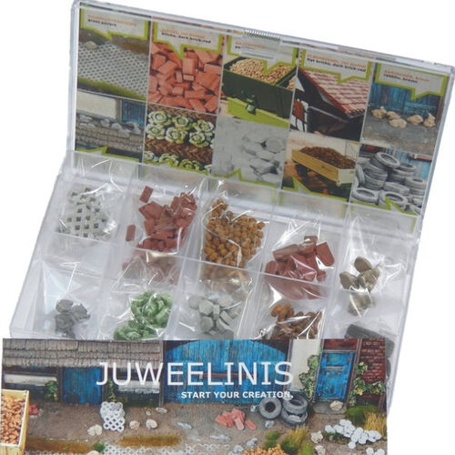 Juweela 23373 Juweelinis Assortment Box "Diorama" - 10 Different Items
