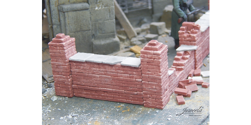 Juweela 23392 Brick Wall with Accessoires (4 pcs)