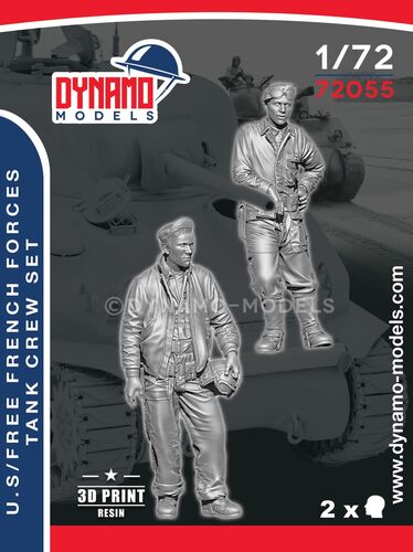 Dynamo-Models 72055 U.S/Free French Forces Tank Crew Set