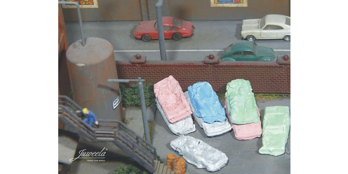 Juweela 21604 Scrap Cars Colored (6 pcs)