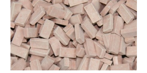 Juweela 22064 Bricks (NF) Medium Terracotta (400 pcs)
