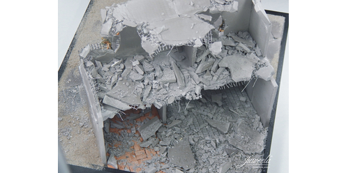 Juweela 20032 Concrete Plates with Steel Mate (10 pcs / 35x35 mm)