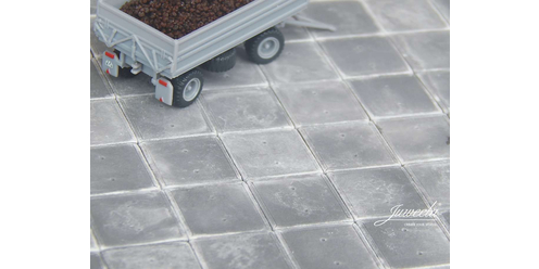 Juweela 21296 Industry Concrete Plates (128 pcs)