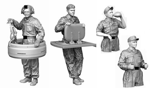 PanzerArt FI35-267 Waffen SS Tiger I Crew Set (Operation Zitadelle / 4 Figures)