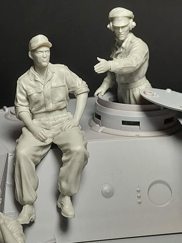 PanzerArt FI35-270 Waffen SS Panther Turret Set (Operation Zitadelle / 2 Figures)