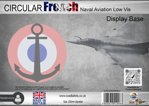 Coastal kits C20004NLV Circular Display Base French Naval Aviation Low Vis