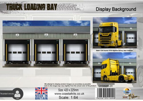 Coastal kits S820B-24 Truck Loading Bay - Display Background