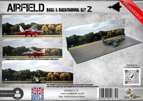 Coastal kits S902-2-72 Airfield Base & Background Set 2