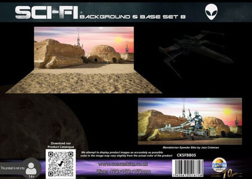 Coastal kits SFBB08 Sci-Fi Base & Background 8