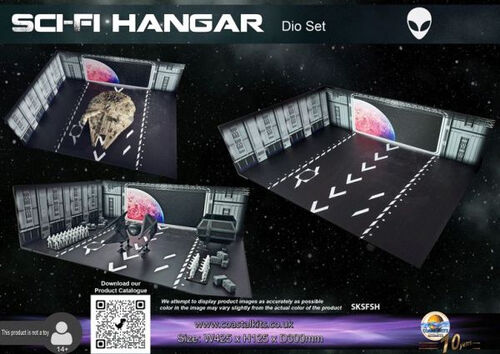 Coastal kits SKSFSH Sci-Fi Hangar Dio Set
