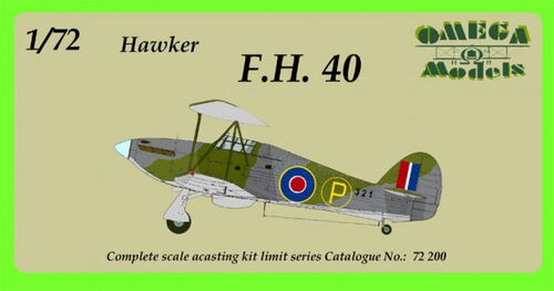 Omega Models 72200 Hawker Hurricane Mk.I F.H.40 (Great Britain)
