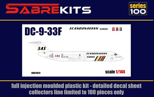 Sabre Kits 14013 DC-9-33F Scandinavian Cargo