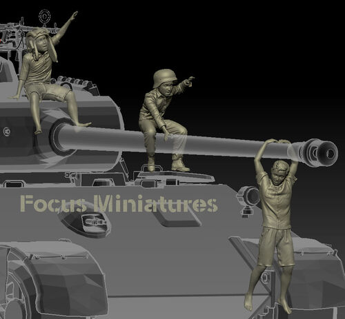 FOCUS MINIATURES 7235 Summer 1946 Children Set 1