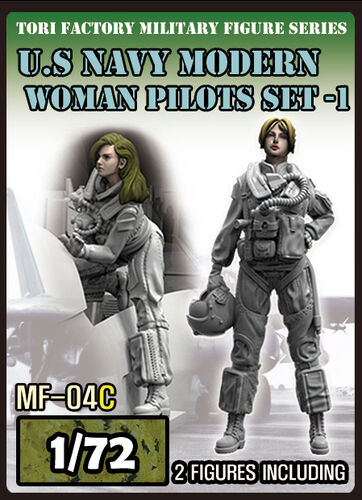 Tori Factory MF-04C USAF Modern Woman Pilot Set (2 Figures)