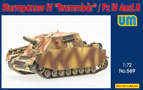 Unimodels 569 Sturmpanzer IV 'Brummbär' / Pz IV Ausf.H