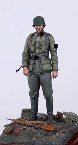 The Bodi Miniatures 35230 Waffen SS Soldier (WW II) #2 - 22. SS-Freiwilligen Kavallerie-Division 'Maria Theresia'