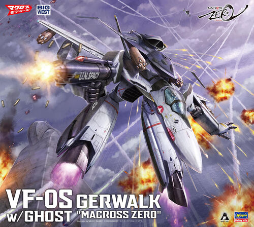 Hasegawa 65889 VF-0S Gerwalk With Ghost 'Macross Zero'