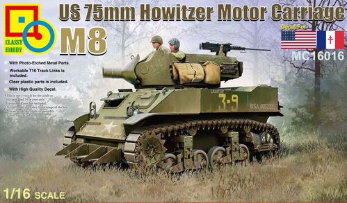 Classy Hobby 16016 US 75mm M8 Howitzer Motor Carriage