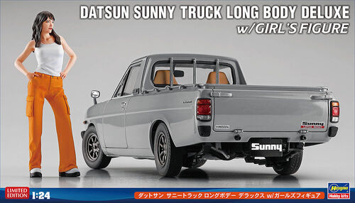 Hasegawa SP626 Datsun Sunny Truck Long Body Deluxe With Girl's Figure