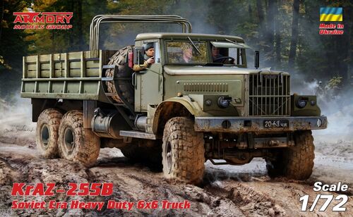 Armory Models Group 72450 KrAZ-255B - Soviet Heavy 6x6 Cargo Truck