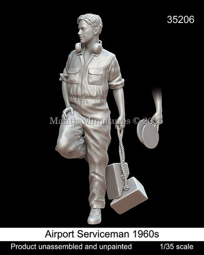 Mantis Miniatures 35206 Airport Serviceman 1960s