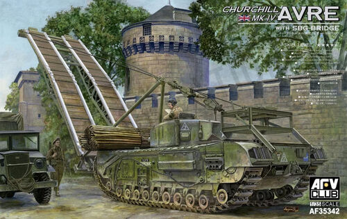 AFV Club 35342 Churchill Mk IV AVRE With SBG Bridge