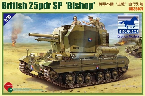 Bronco CB35077 British 25pdr Self-propelled Gun "Bishop"