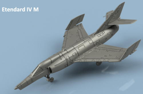 L'Arsenal 2.0 3D144111 Dassault Etendard IV M folded wings - 3D printing (1 plane)