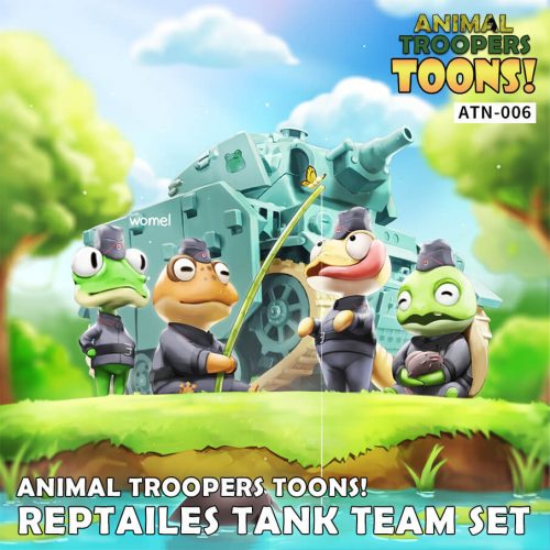 Tori Factory ATN-006 "TOONS!" Reptiles Tank Team Set