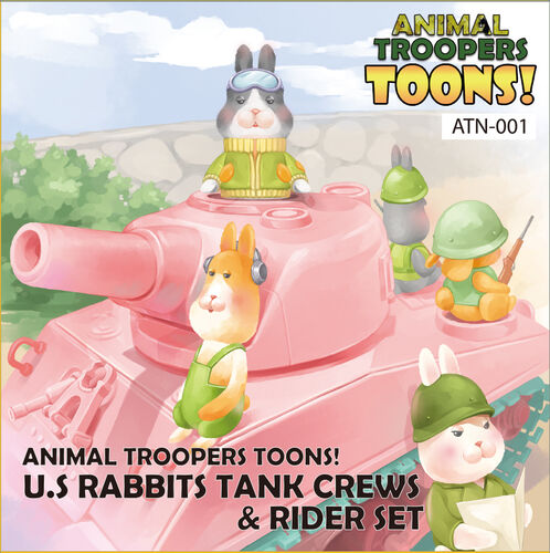 Tori Factory ATN-001 "TOONS!" WWII M4 Sherman Rabbit Crews Set