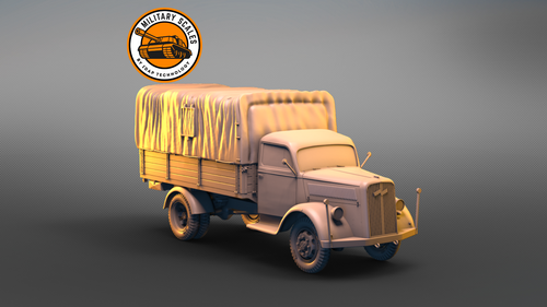 IDAP Technology PMI0637B Opel Blitz 4x4 With Tarpaulin v2