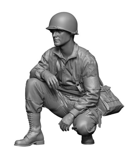H3MODELS 35105 US WW2 Paratroopers - Medic (1 Figure)