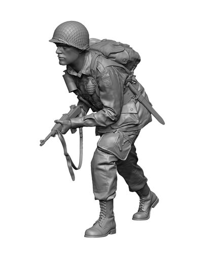 H3MODELS 35123 US WW2 Paratroopers in Normandy 1 (1 Figure)