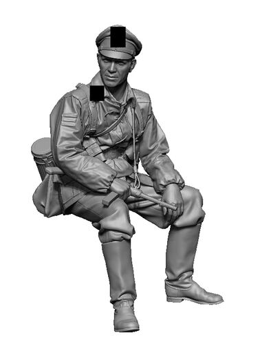 H3MODELS 24055 German WW2 SS Officer (1 Figure)