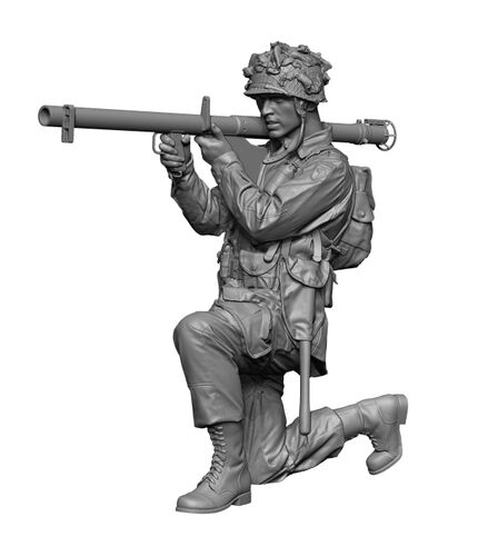 H3MODELS 24077 US WW2 Paratroopers - Bazooka Gunner (1 Figure)