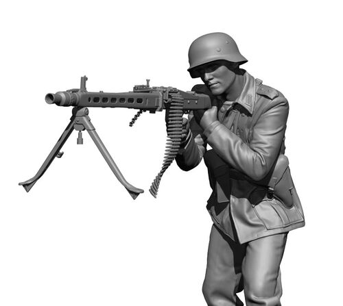 H3MODELS 24085 German WW2 Gunner (1 Figure)