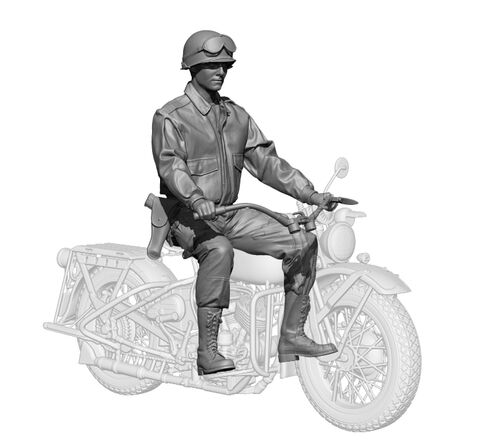 H3MODELS 24110 US WW2 Paratroopers "American Rider" (NOT Including Motorcycle)