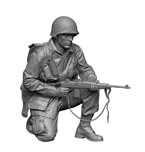 H3MODELS 24124 US WW2 Paratroopers - Normandy 2 (1 Figure)