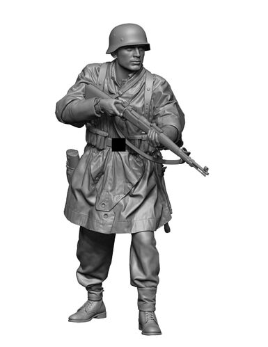 H3MODELS 24134 German WW2 SS Soldier wearing Phancho 3 (1 Figure)