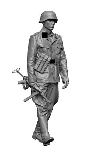 H3MODELS 24147 German WW2 SS Commander (1 Figure)