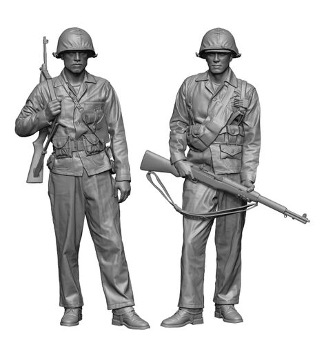 H3MODELS 16060 USMC WW2 Set (2 Figures)