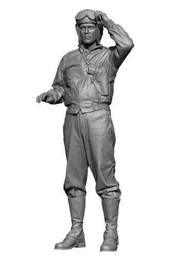 H3MODELS 16065 US WW2 Tank Commander 4 (1 Figure)