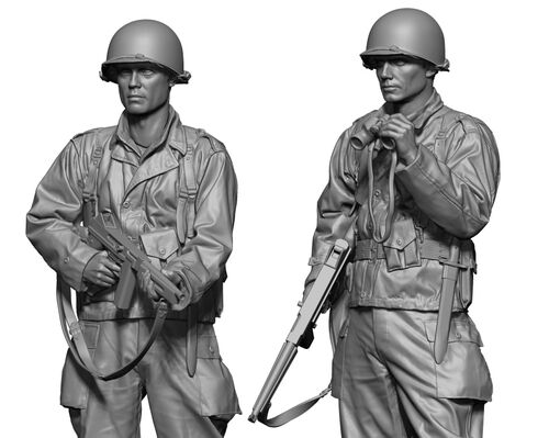 H3MODELS 16066 US WW2 Ranger Set (2 Figures)