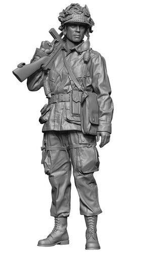 H3MODELS 16072 US WW2 Paratroopers (1 Figure) - SL Carentan (1944)