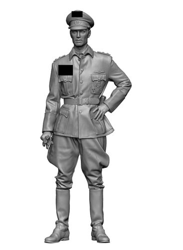 H3MODELS 16115 Wehrmacht WW2 Officer (1 Figure)